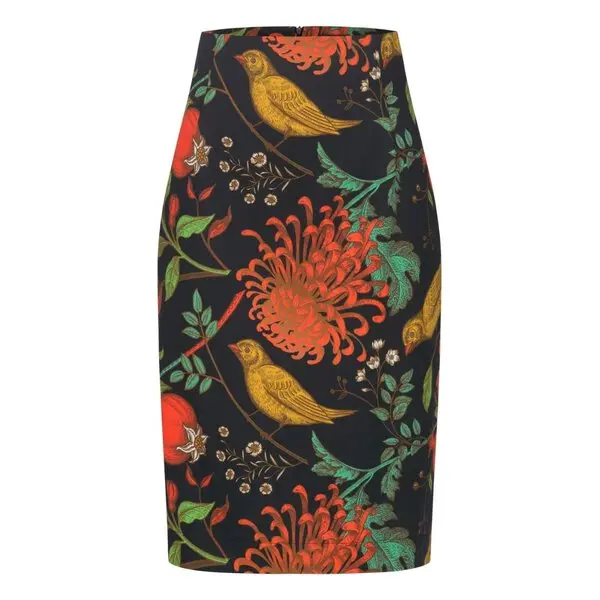 MARIANNA DÉRI Pencil Skirt Evening Gold - Yellow