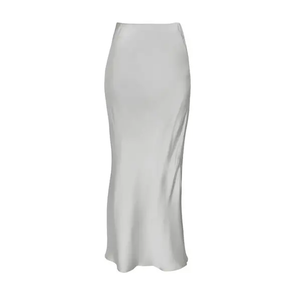 SASHA LA MER Laura Skirt, Color Pistachios - Grey