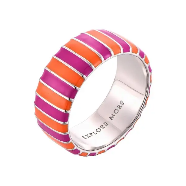 PINNOLE Orange & Thick Ring - Purple