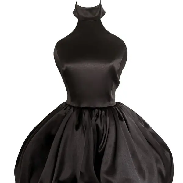 LA MUSA Little Tulip Dress - Black