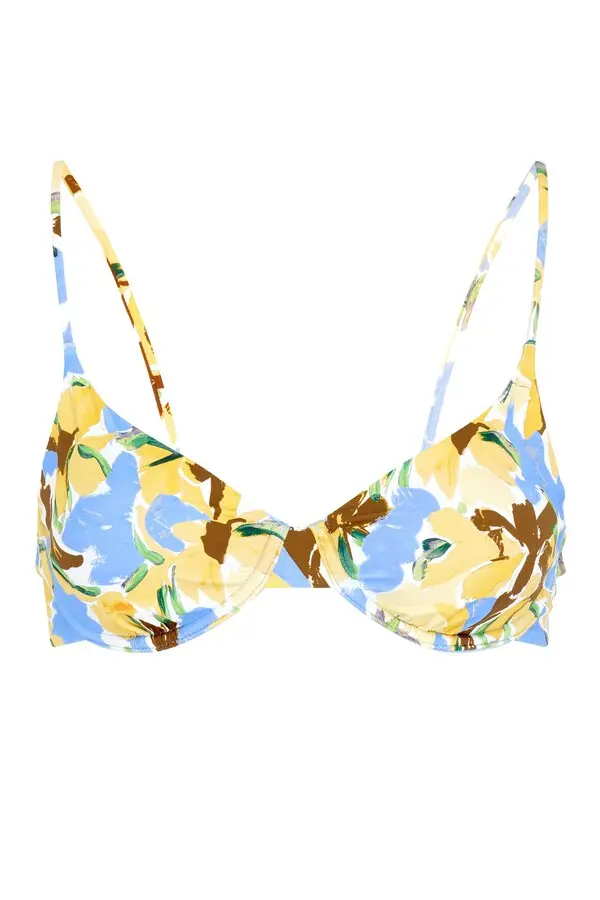 WILD LOVERS LONDON Bahama Breeze Bikini Top - Blue