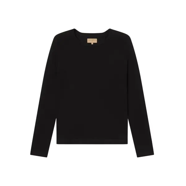 WESTON JON BOUCHER Lightweight Slim Fit Sweater Obsidian - Black