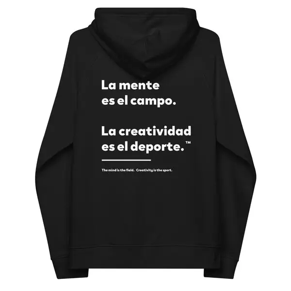 ANCHOR & CREW Creativity Is The Sport Creative Standard Organic Cotton Hoodie - Black