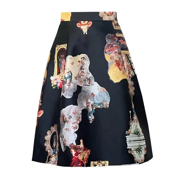 MAXJENNY Knee-length Skirt Sicily - Black