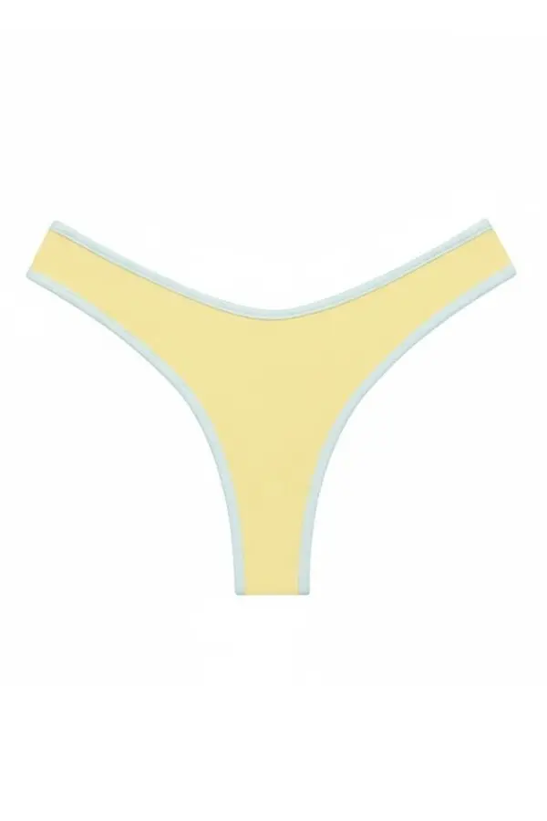 MONTCE Sunshine Binded Lulu Bikini Bottom - Yellow