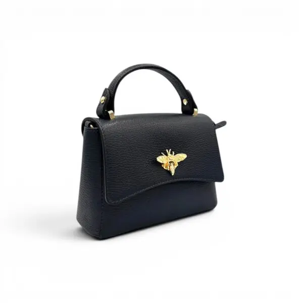 FRANCHETTI BOND Bee Italian Leather Midnight - Black