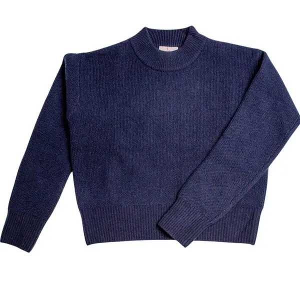PORRIDGE KNITWEAR Cashmere Amy Jumper Navy - Blue
