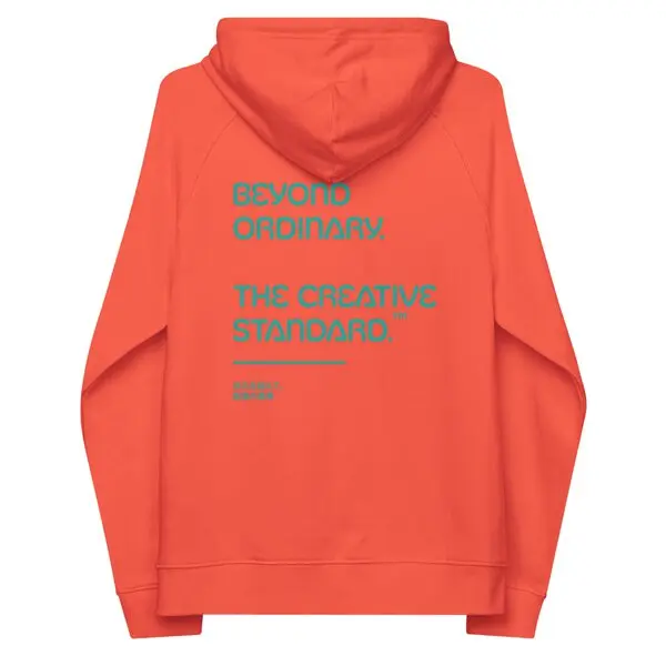 ANCHOR & CREW Burnt Beyond Ordinary Creative Standard Organic Cotton Hoodie - Orange