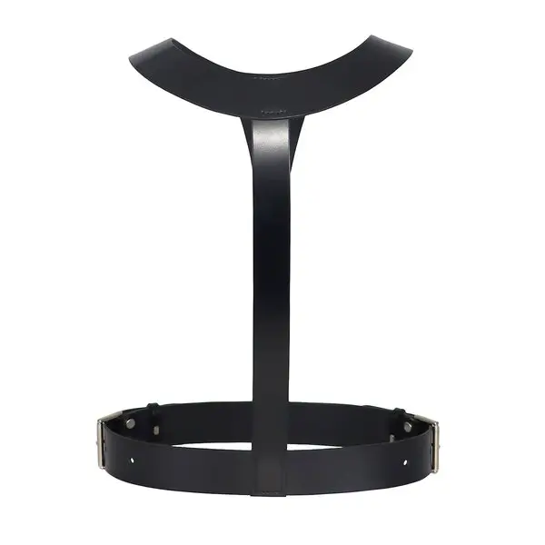 HAUTE CUIR Nile Leather Harness - Black