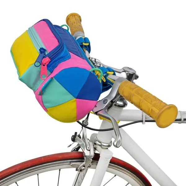MOKUYOBI Carnival Spiral Bike Barrel Bag - Blue