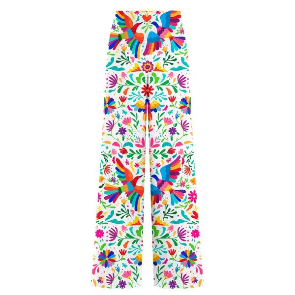 ALOHA FROM DEER Mexican Folk Long Loose Pants