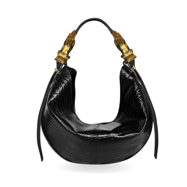 INDIGOLUSH Maxi Hobo Gilded Lure - Black