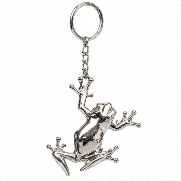 F3ROG BY RANA Frog Keychain - Silver