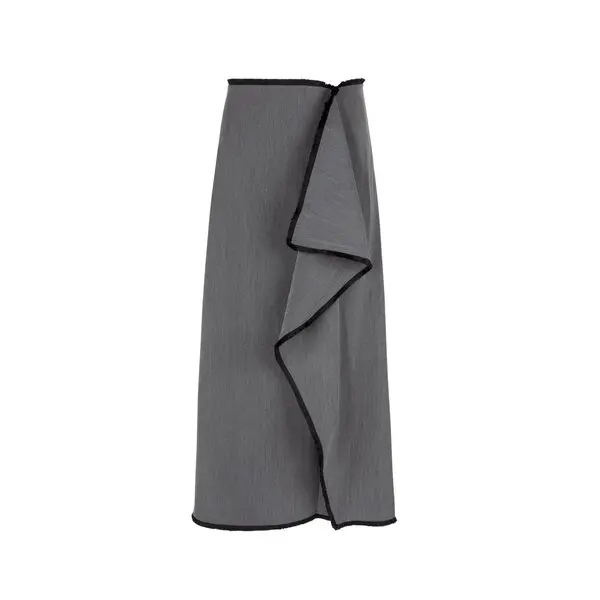 LOU&UP (FORMERLY LOUP CLOTHING) Herringbone Skirt - Grey