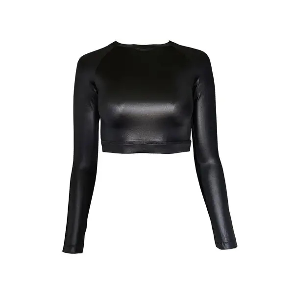 TOUCH BY ADRIANA CAROLINA Long Sleeve Crop Top
