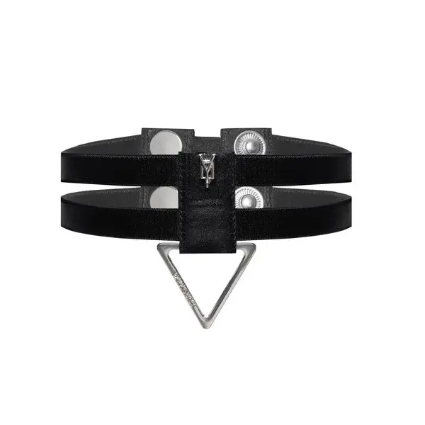 MY MOKONDO Double Ars Chocker Necklace - Black