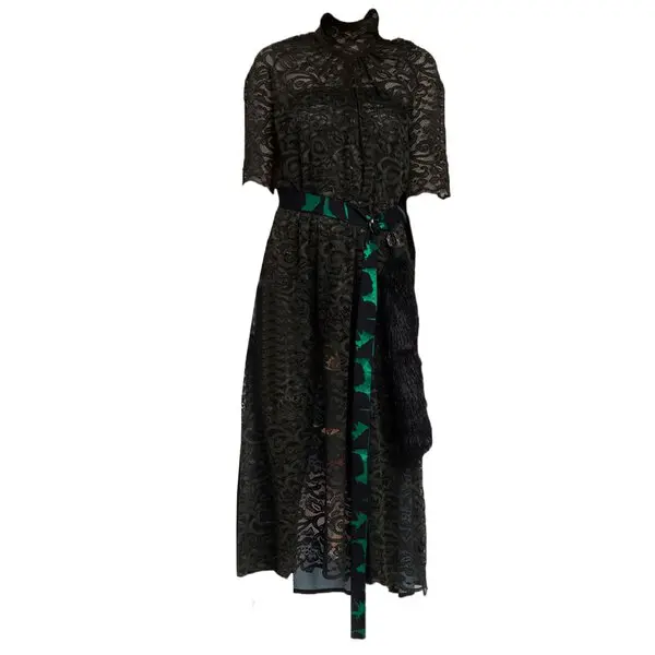 ARTISTA Seems Lace Dress - Black