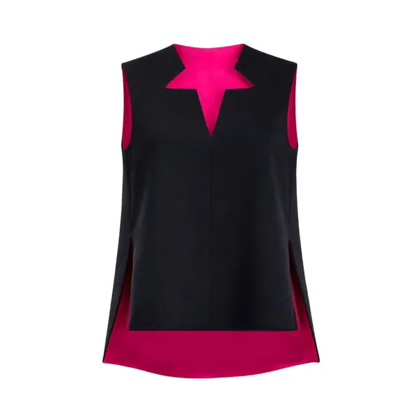 LUMINA ELIGMA Black / Pink Star Shirt Reversible Black Fuschia - Black/pink