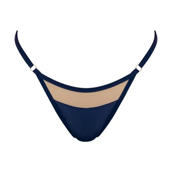 IVY SWIMWEAR Bianca In Navy Lace Bottoms - Blue