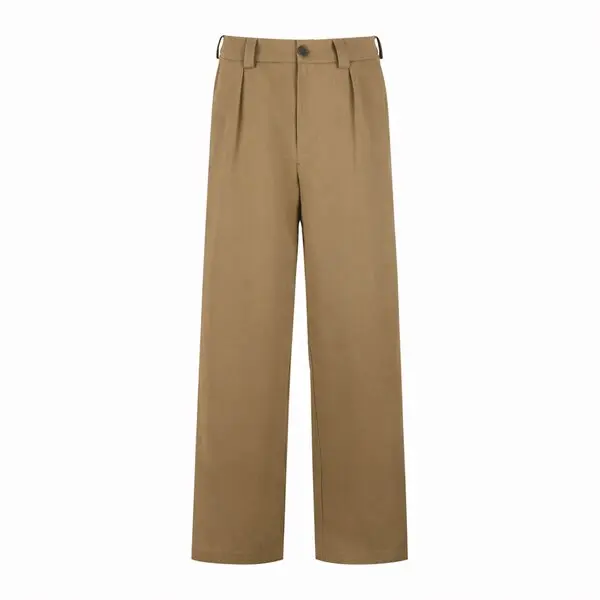 GUNDA HAFNER LTD Cotton Twill Wide Leg Trousers