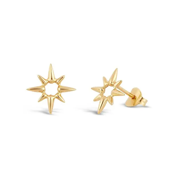 DINNY HALL Sunbeam Studs - Gold