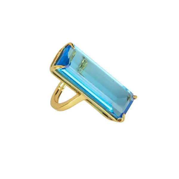 Bounkit Lucille Ring Quartz - Blue