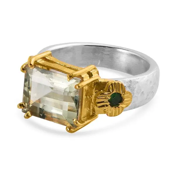EMMA CHAPMAN JEWELS Clara Amethyst Ring - Green