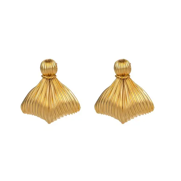 MERAKI BY RASHMI BAJAJ Bellona Plated Stud Earrings - Gold