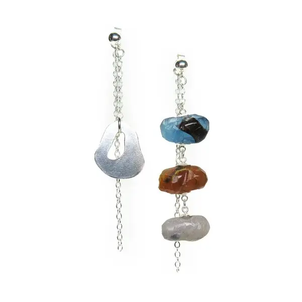 BIO-TRIMMINGS Seaborg Earrings - Silver