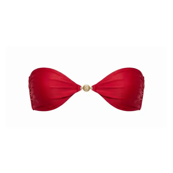 SUNKISSED Le Bandeau Strapless Top Cherry - Red