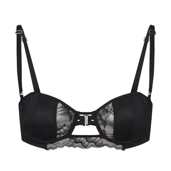 LUNATIC FEMME Rider Convertible Balconette Bra - Black