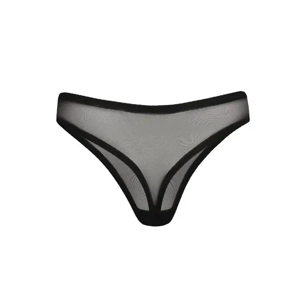 DARILY UNDERWEAR String Panties Base - Black