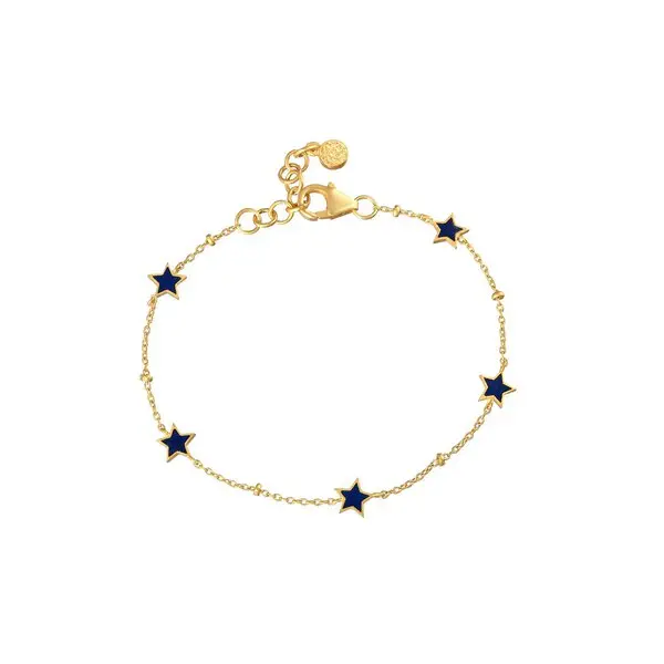 MOON LONDON Starlight Adjustable Bracelet - Gold