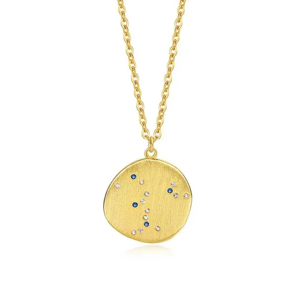 JANUS EDINBURGH Portobello Pebble Vermeil Necklace - Gold