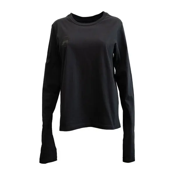 GALLERIADELE The Long-sleeve Skull T-shirt - Black
