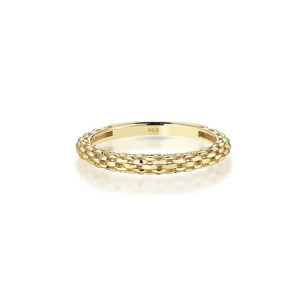 REIS JEWELLERY Wicker Thin Ring Yellow - Gold