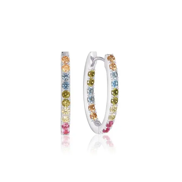 SIF JAKOBS JEWELLERY Earrings Ellisse Multi Piccolo - Silver
