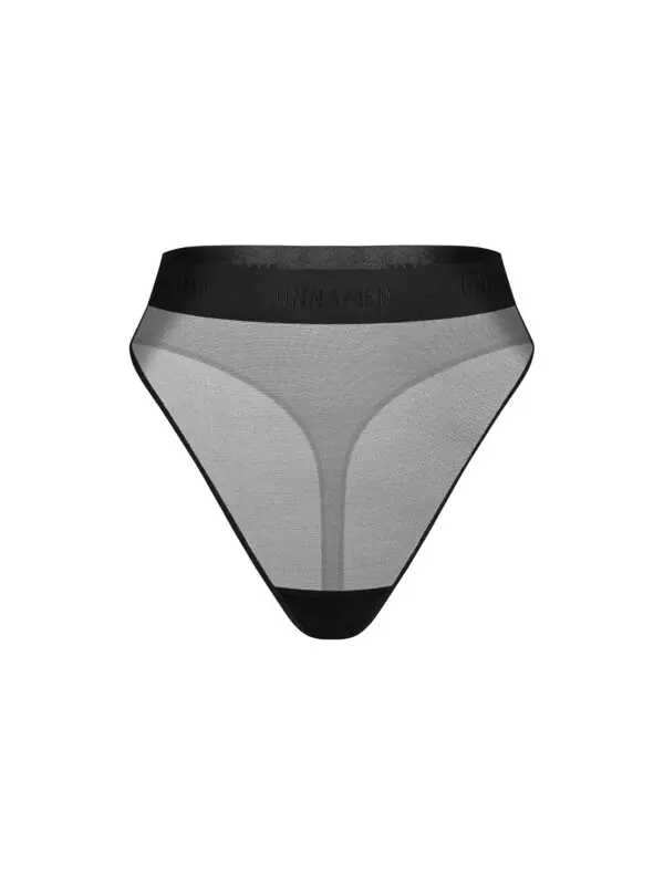 ZHILYOVA Hanna Nero High-waisted Thong - Black