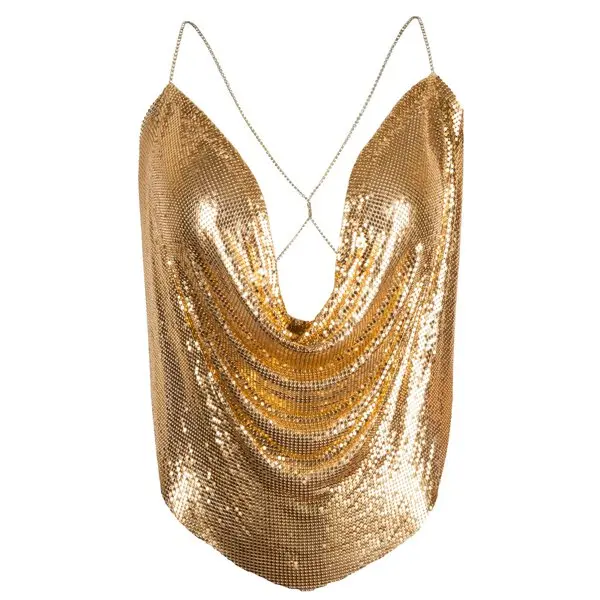 PALOMA LIRA En Hour Top - Gold
