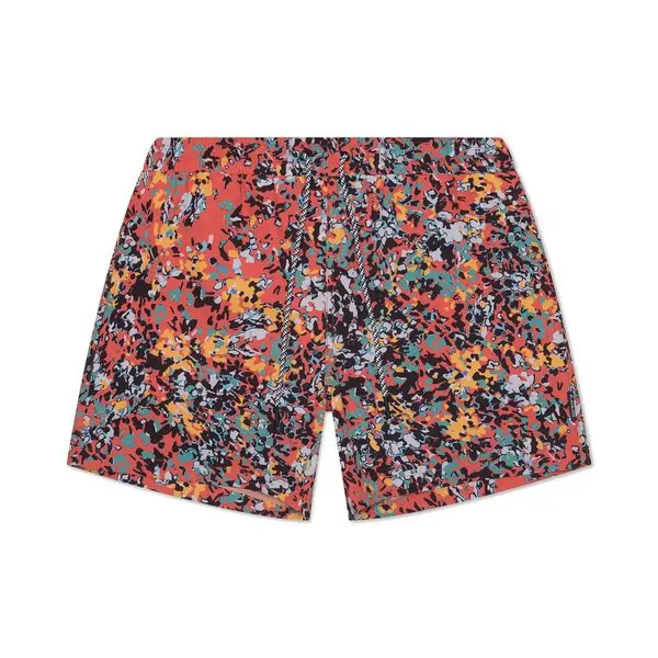 PLAYALUXE Tulum Volley Swim Trunk Confetti - Pink