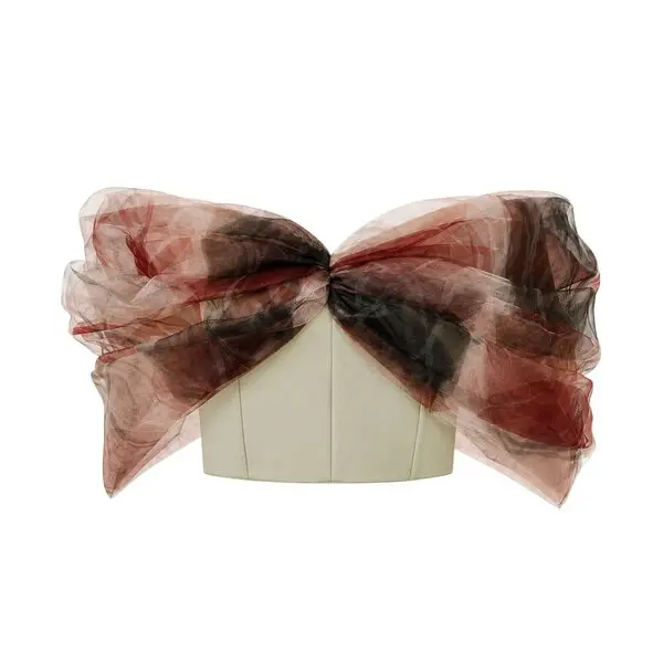 SAN MALÓ Tessa Bow Corset - Green