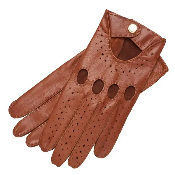 1861 GLOVE MANUFACTORY Hamerli Philippe Tabacco Driving Gloves - Brown