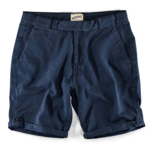 &SONS TRADING CO Virgil Chino Shorts Navy - Blue