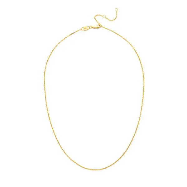 KOUREE Diamond Cut Cable Chain Necklace Vermeil - Gold