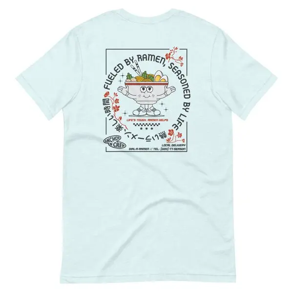 ANCHOR & CREW Ice Ra House Dial-a-local Organic Cotton T-shirt - Blue