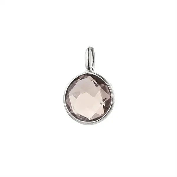 GODDESS CHARMS Grey / Silver Smoky Quartz Power Stone Silver - Grey/silver