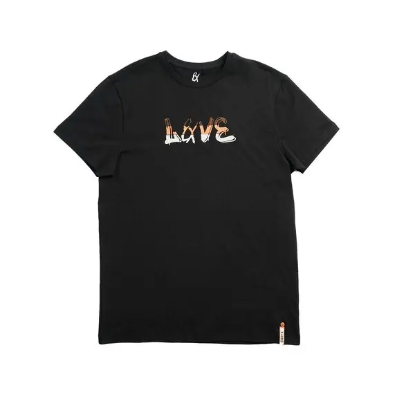 EIGHT X Signature Love Graphic T-shirt - Black