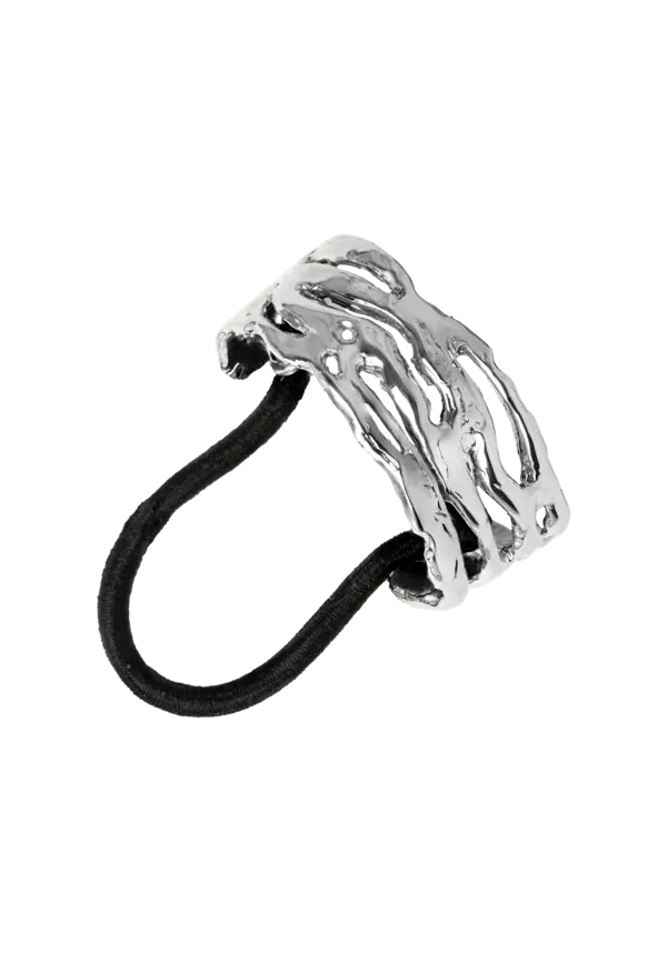 LAVANI JEWELS Judy Hair Tie - Silver
