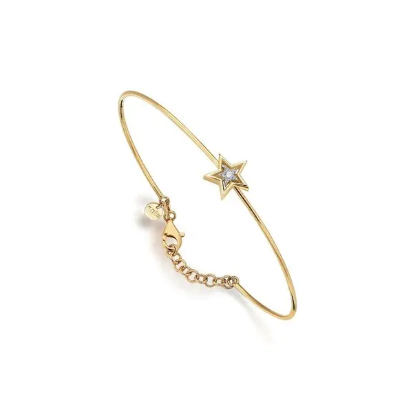 REIS JEWELLERY Mahal Star Bangle Yellow - Gold
