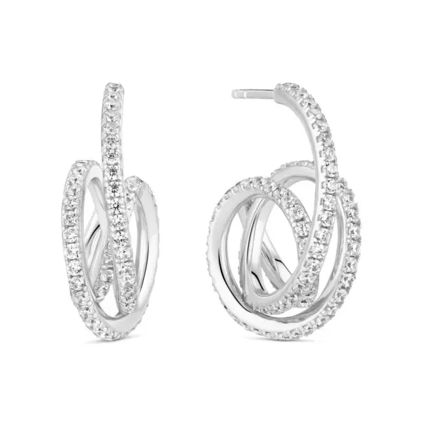 SIF JAKOBS JEWELLERY Earrings Spirale Pianura - Silver